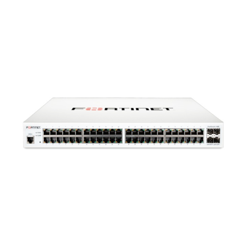 FortiSwitch 124F:Switch con 24 Puertos GE y 4 Puertos SFP+.