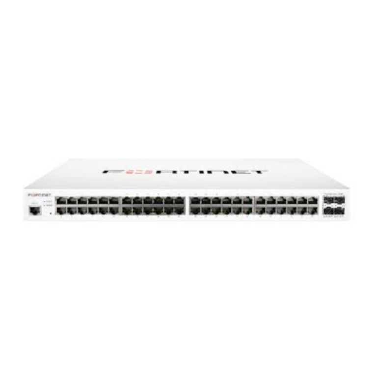 FortiSwitch-148E-POE: Switch PoE L2+ (48 Puertos GE + 4 SFP)